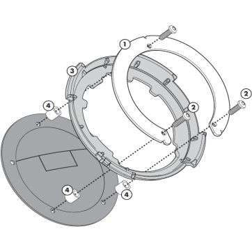 Givi BF01 Easylock Tank Ring | Accessories International