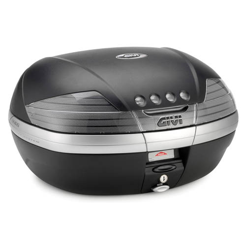 Givi V46NTA Tech Monokey Top Case 46 Liter, Black with Smoked ...
