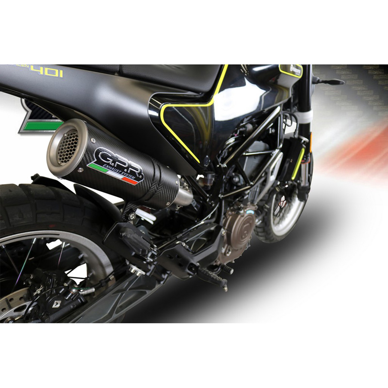 GPR HU.41.M3.CA M3 Carbon Slip-on Exhaust for Husqvarna Svartpilen 401 ...