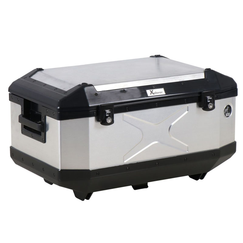 Hepco & Becker 610.225 00 00 Xplorer Top Case 60 Liter, Silver ...