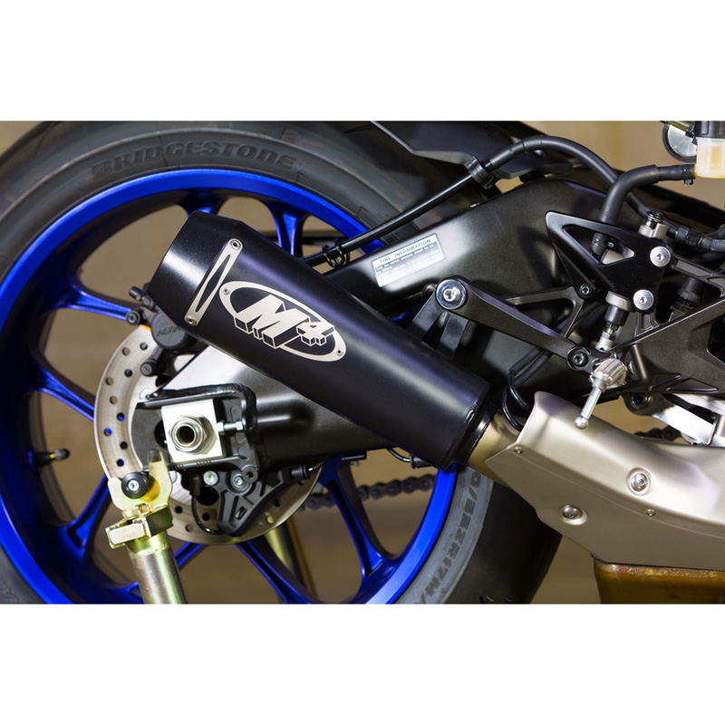 M4 YA9922-GP GP2 Slip-on Exhaust, Black Yamaha YZF-R1 (2015 ...