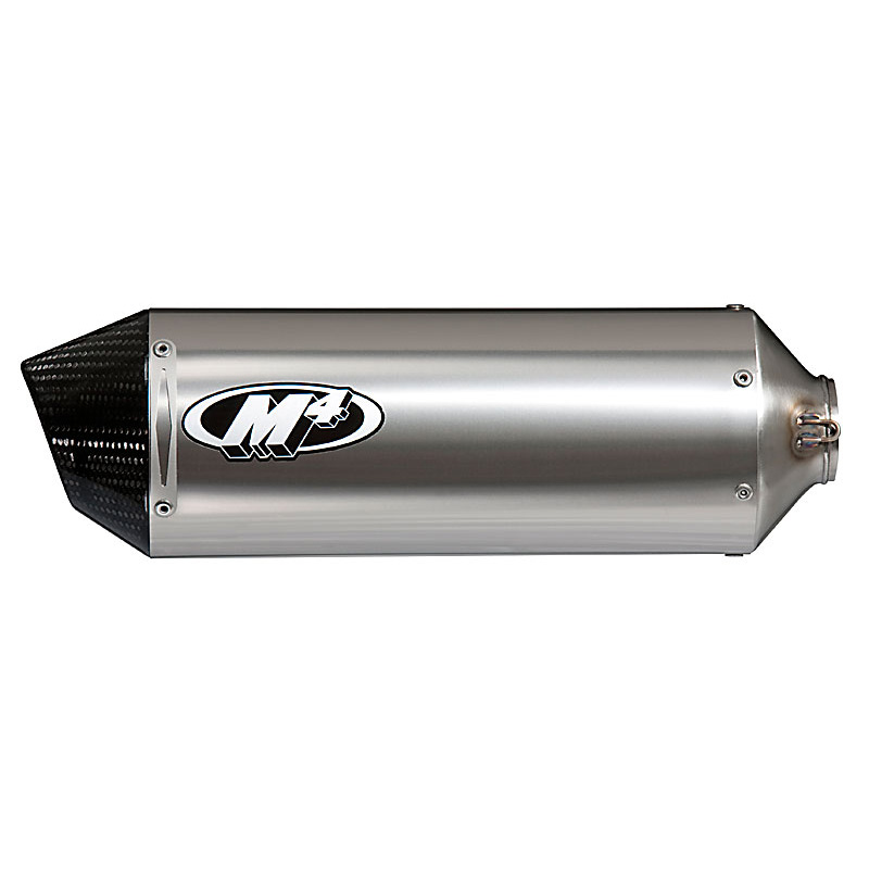 M4 YA9936 Standard Slip-On Exhaust with Titanium Muffler for Yamaha YZF ...