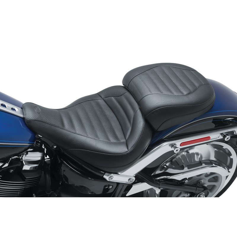 Mustang 75833 Standard Touring Passenger Seat for Harley Softail Fat ...
