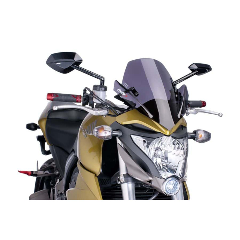 Puig 5645F Naked New Generation Windshield, Dark Smoke for Honda ...
