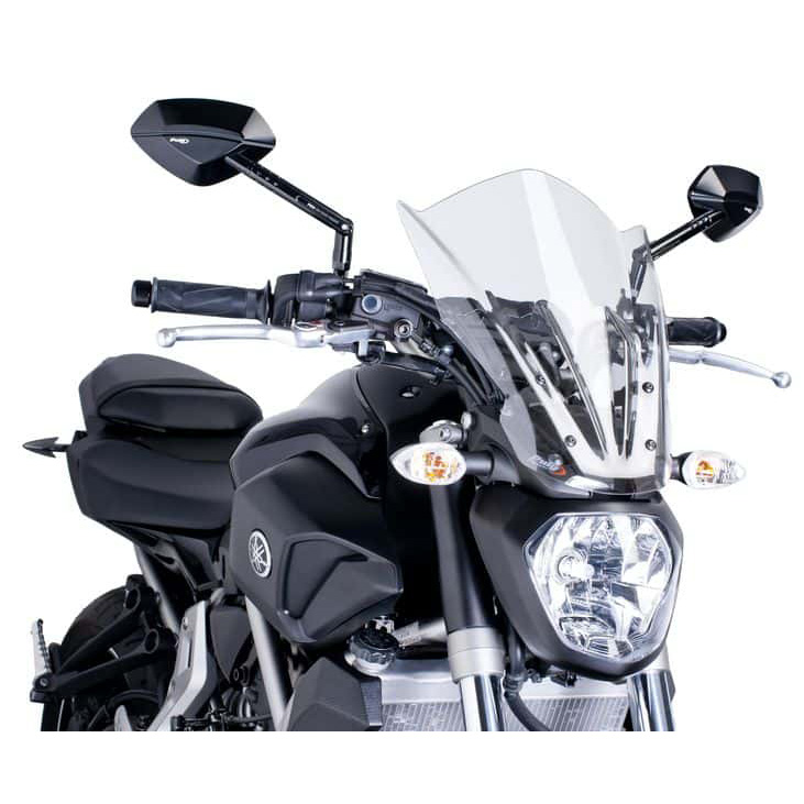 Puig 7016W Naked New Generation Touring Windshield for Yamaha MT-07 ...