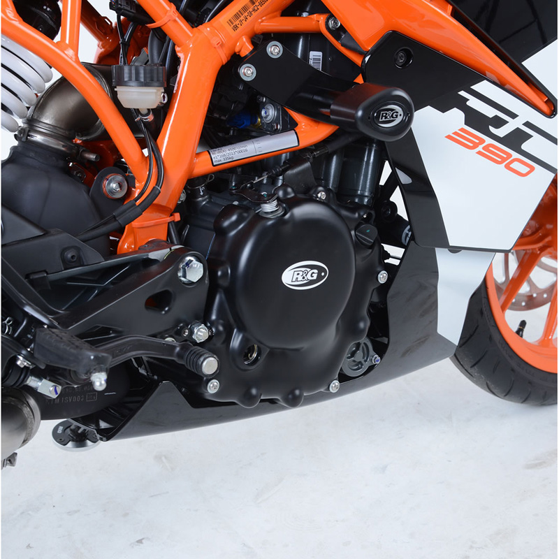 R&G ECC0244BK Engine Case Cover, Right Hand Side Clutch for KTM RC 390 ...