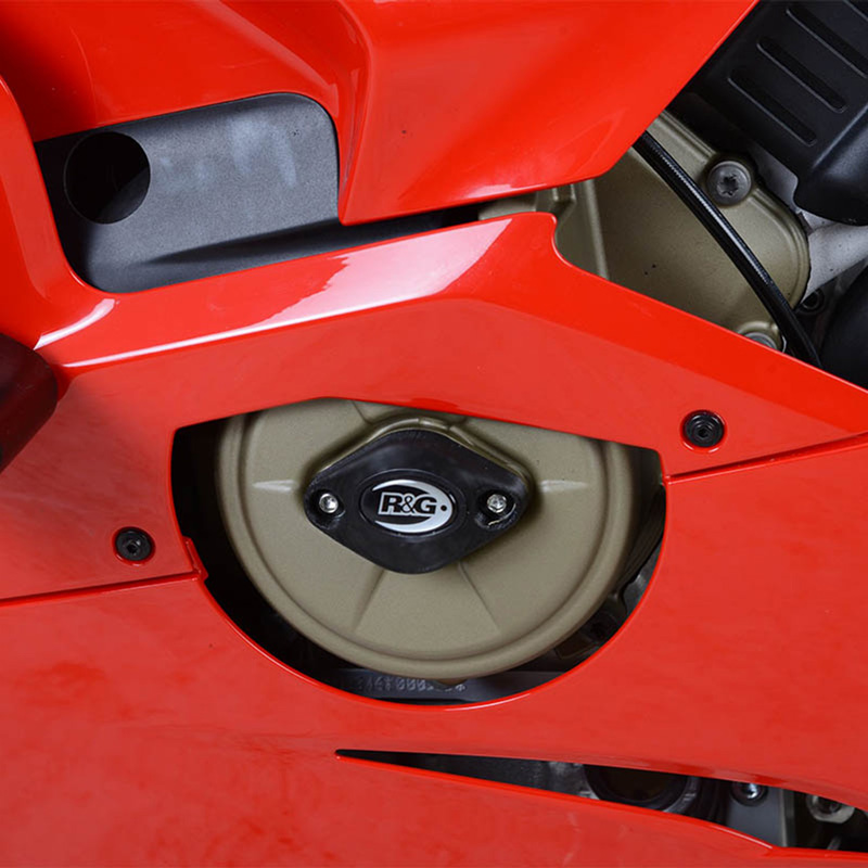 R&G ECS0126BK Engine Case Slider, LHS for Ducati Panigale V4 (2018 ...
