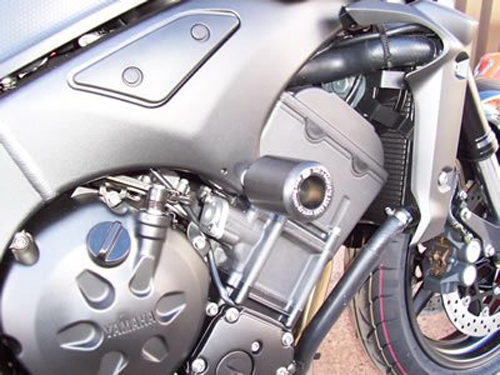 R&G CP0176.BL Classic Frame Sliders for Yamaha FZ1 Fazer (2006-current ...