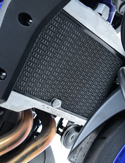 R&G Radiator Guard, Titanium for Yamaha FZ-07 '14-'18 & XSR700 '16-'18 ...