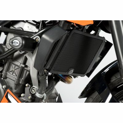 R&G Radiator Guard Black for KTM 125/200 DUKE | Accessories International