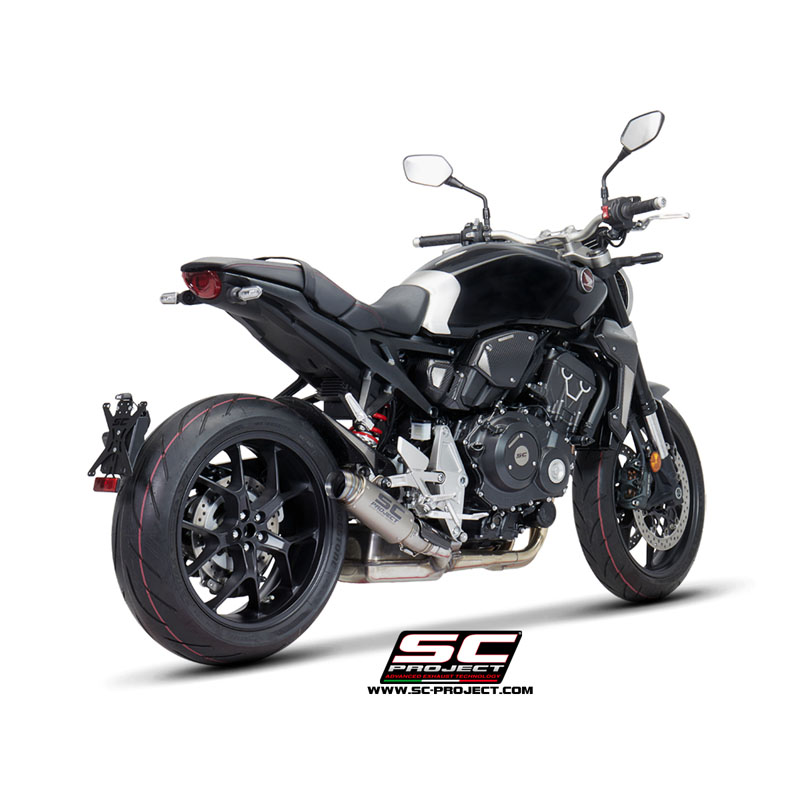 SC-Project H27-T71T GP70-R Slip-on Exhaust, Titanium for Honda CB1000R ...