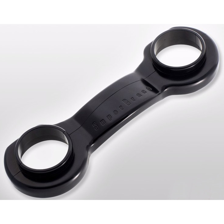 SuperBrace 4429B Fork Stabilizer, Black for Kawasaki KLR650 (2008-2018 ...