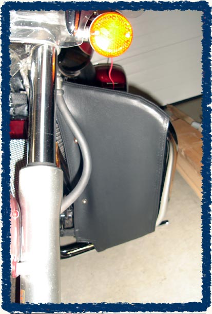 Sage Brush Engine Guard Chaps - Shadow 1100 Aero with MC Enterprises ...