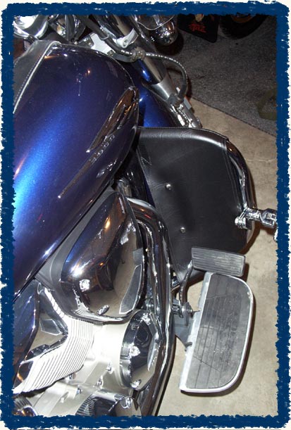 Sage Brush Engine Guard Chaps - VTX1300C with MC Enterprises Bar ...