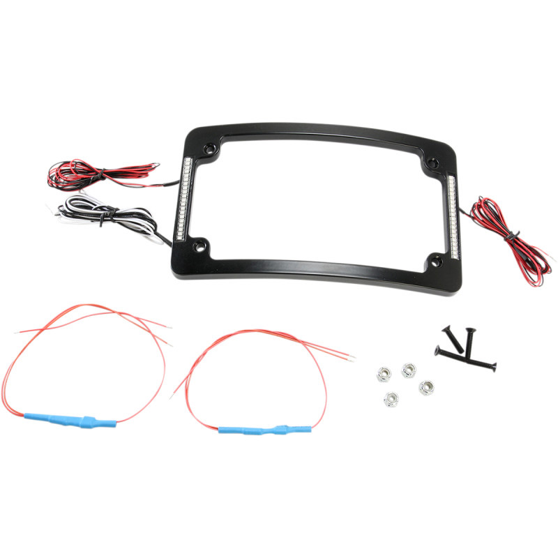 Custom Dynamics TF06-B Truflex All-In-One License Plate, Black ...