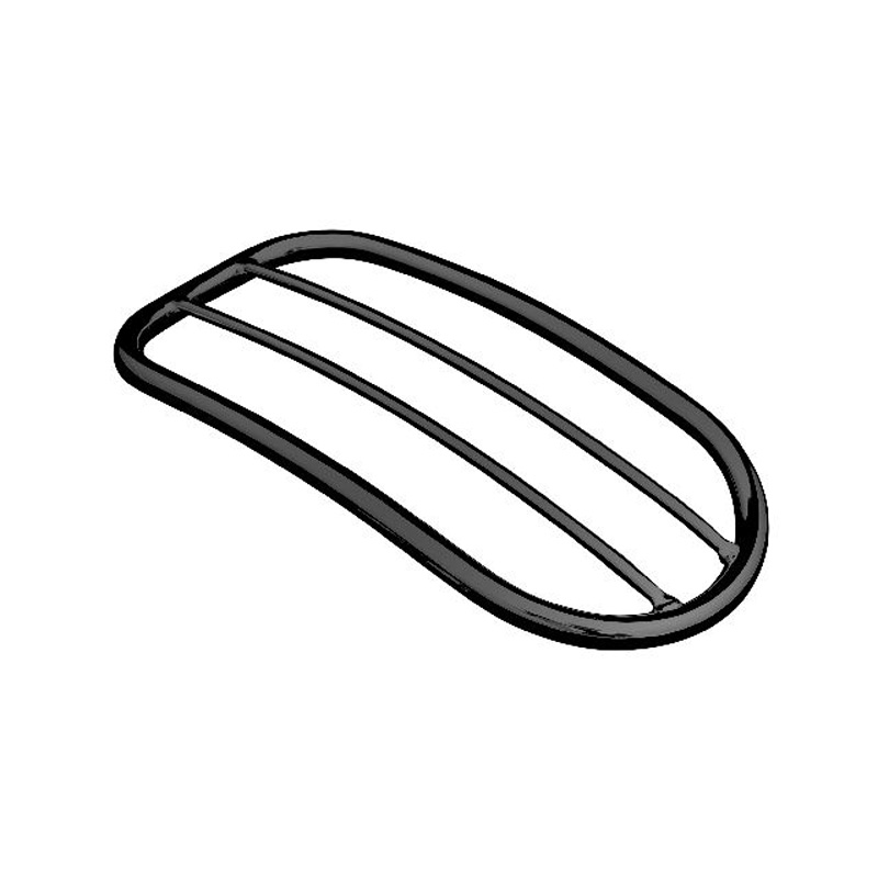 Highway Hawk 662-0142BK Tubular Solo Rack, Gloss Black for Yamaha V ...