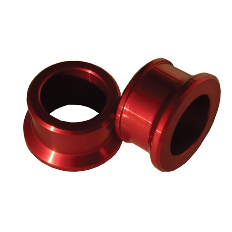 Ride Engineering CR-WS00R-RA Rear Wheel Spacers, Red Honda CR125/250 ...