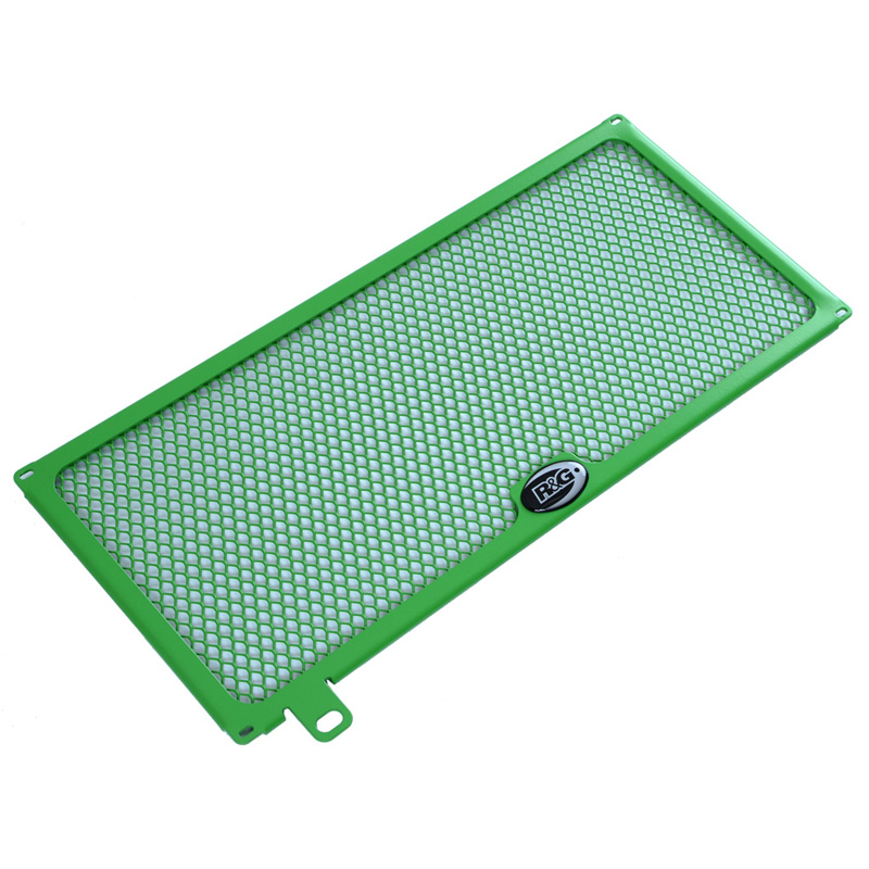 R&G RAD0186GR Radiator Guard, Green for Kawasaki Versys 650 LT & ABS ...