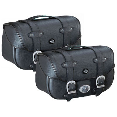 Hepco & Becker 620.985 Liberty Leather Bag Set, 23 Liters | Accessories ...