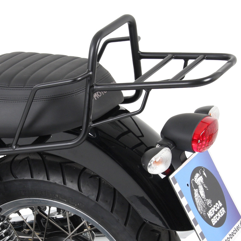 Hepco & Becker 654.550 01 01 Rear Rack, Black for Moto Guzzi V7III ...