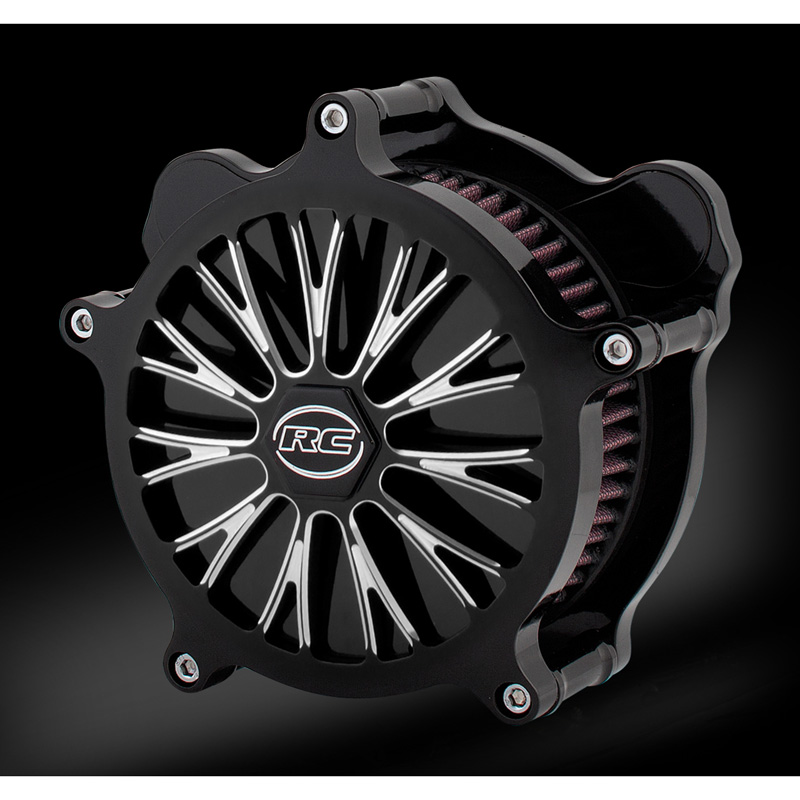 RC Components AC-117 Dynasty Accent Eclipse Airstrike Air Cleaner for Harley models ...