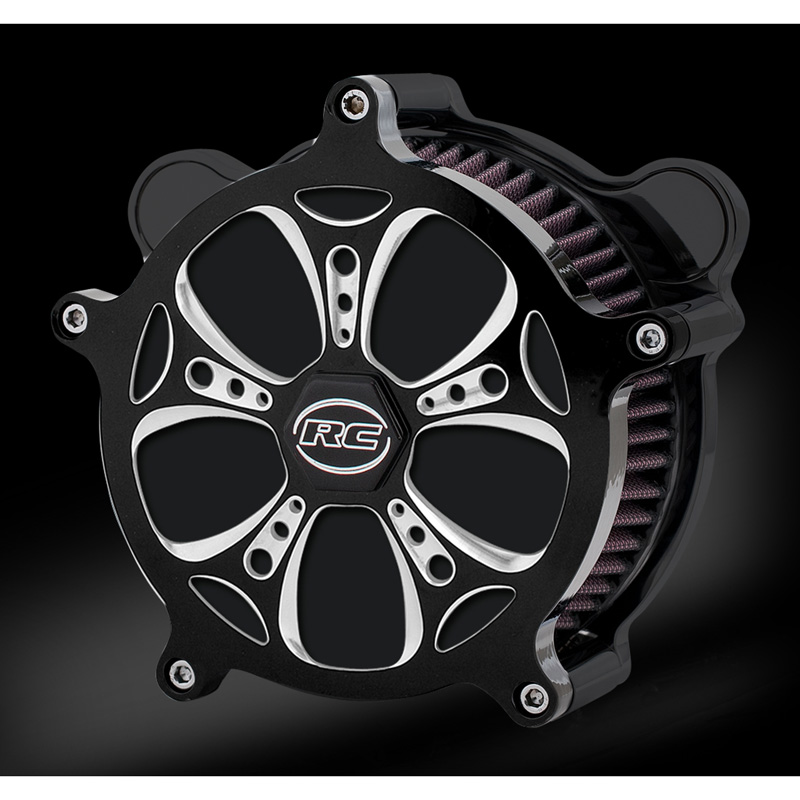 RC Components AC-88E Holeshot Eclipse Airstrike Air Cleaner for Harley models | Accessories ...