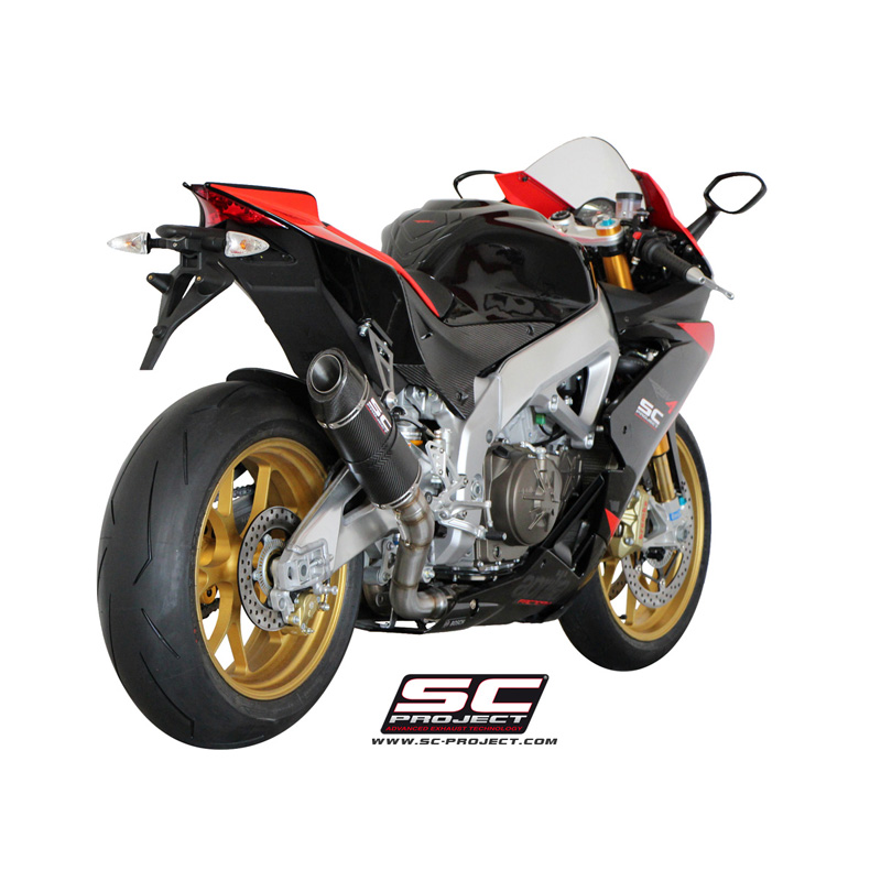 SC-Project A04-40C Oval Racing Exhaust for Aprilia RSV4 models (2009 ...