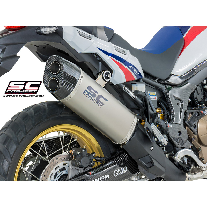 SC-Project H16-85T Titanium "Adventure" Exhaust for Honda CRF1000L ...