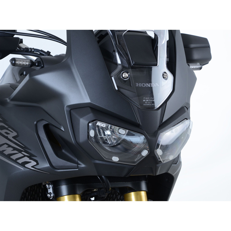 R&G HLS0001CL Headlight Shields for Honda Africa Twin CRF1000L '16-'19 ...