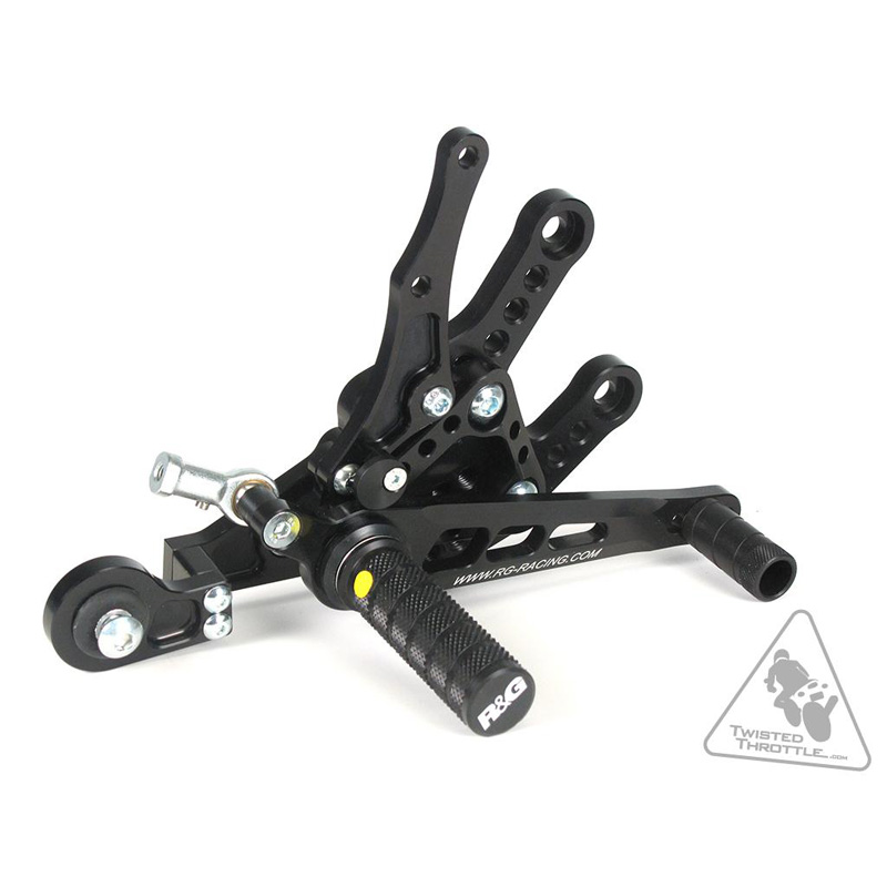 R&G RSET33BK Adjustable Rear Sets for Yamaha YZF-R6 (2017 ...