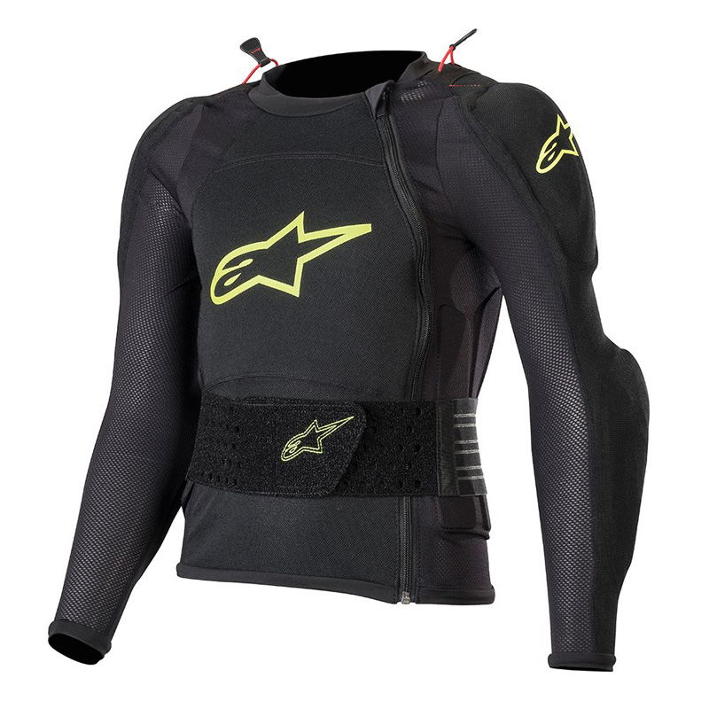 Alpinestars Bionic Plus Long Sleeve Protection Jacket, Black/Yellow ...