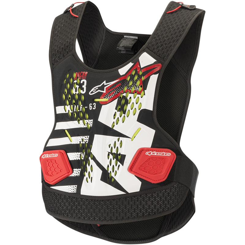 Alpinestars Roost Guard Sequence, Black/White/Red | Accessories ...