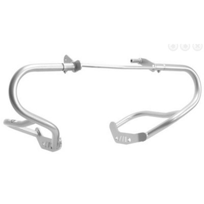 Hepco & Becker 502.661 00 09 Crashbars / Engine Guards, Silver for BMW ...