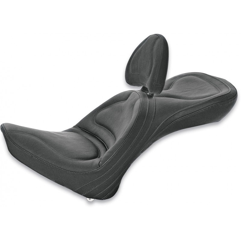 Saddlemen Explorer Seat with Backrest for Harley-Davidson FX Softail ...