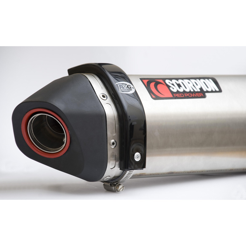 R&G EP0012BK Exhaust Protector with Scorpion Exhaust for Suzuki GSX ...