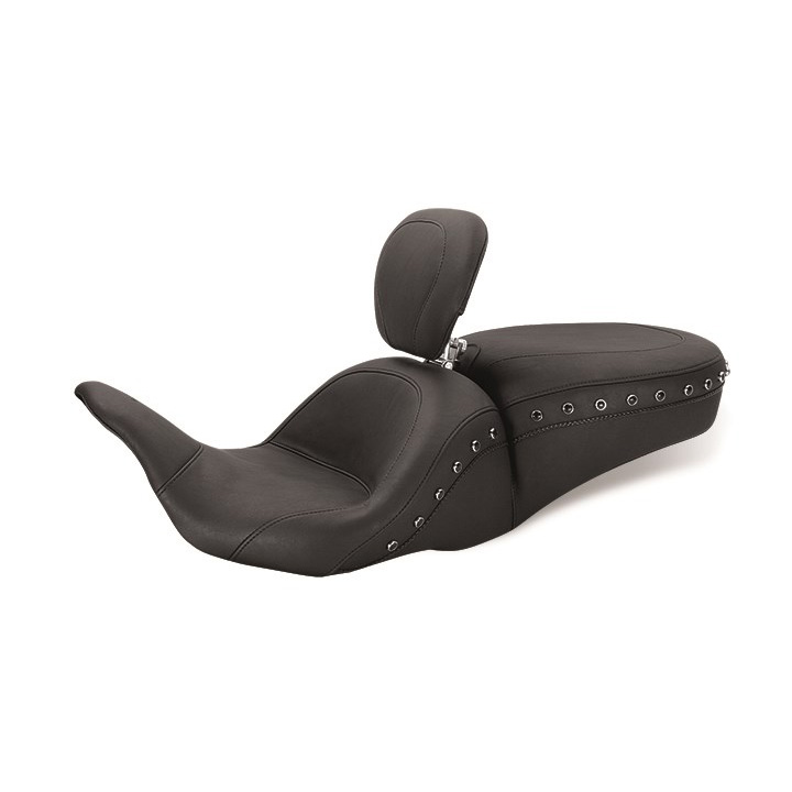 Mustang 79705 LowDown Touring Seat, Backrest for Harley-Davidson FLHR ...